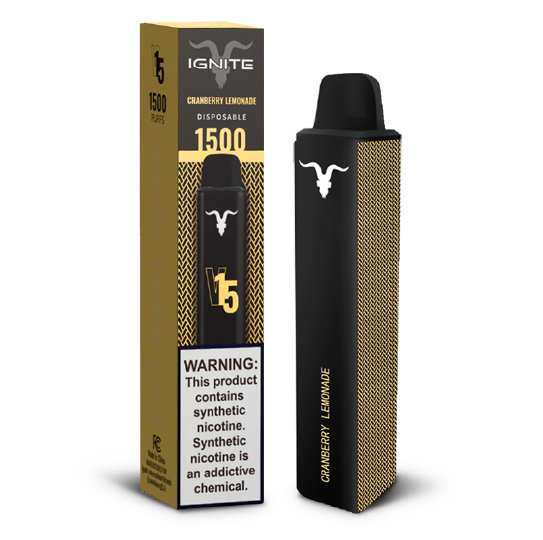 "V15" Vape Desechable - Cranberry Lemonade – IGNITE MEXICO